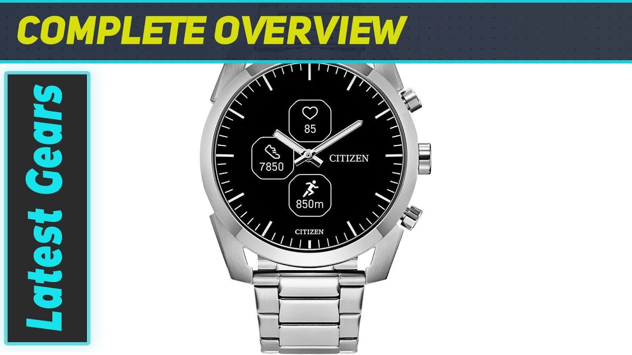 Citizen CZ Smartwatch: The Best Wellness Tracker with NASA Tech and 18 ...