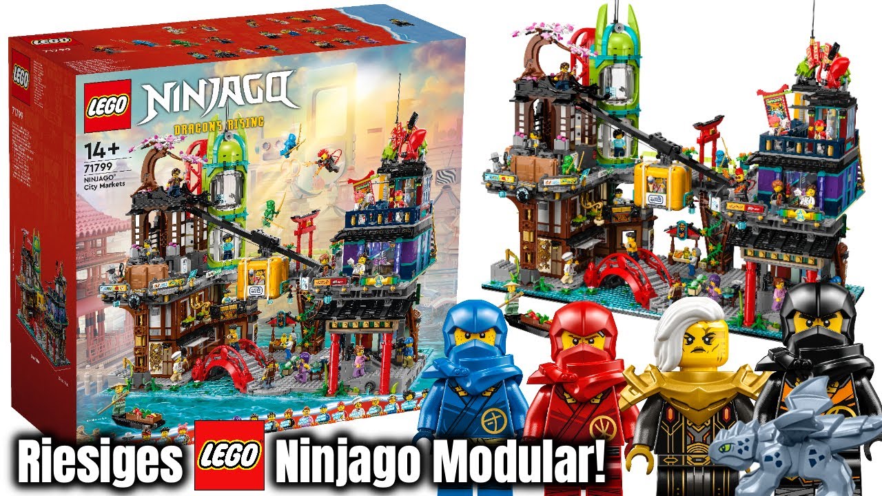 LEGO Set des Jahres? 6000 Teile Ninjago City vorgestellt! | exklusives ...