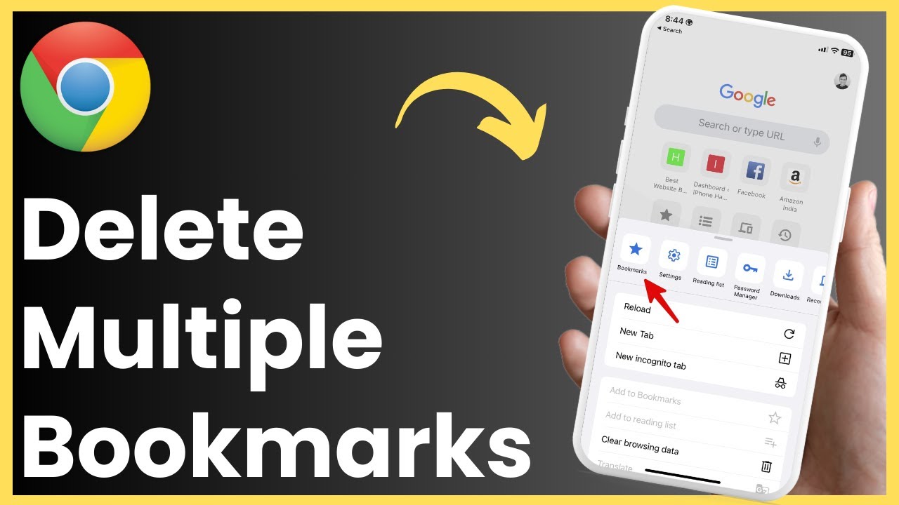How To Delete Multiple Bookmarks On Google Chrome ! - YouTube