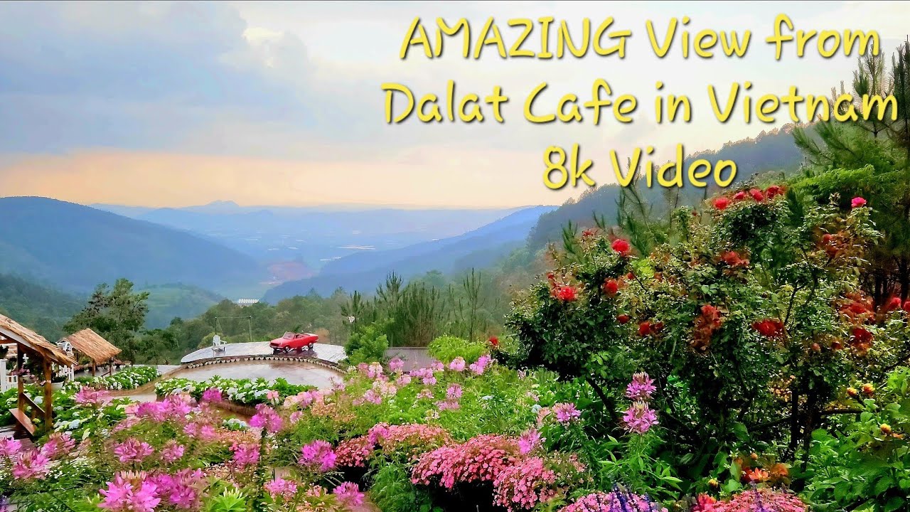 Mountaintop Cafe in Dalat, Vietnam | 8k Video | Heaven on Earth ...