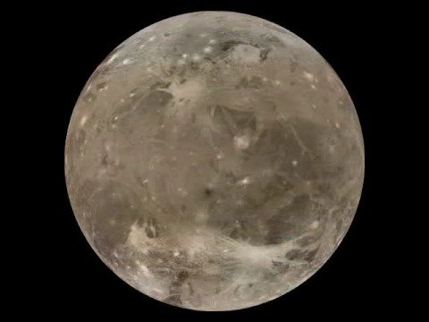 Ganymede Surface Rotation - YouTube