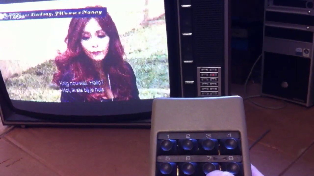Philips K9 vintage color television - YouTube
