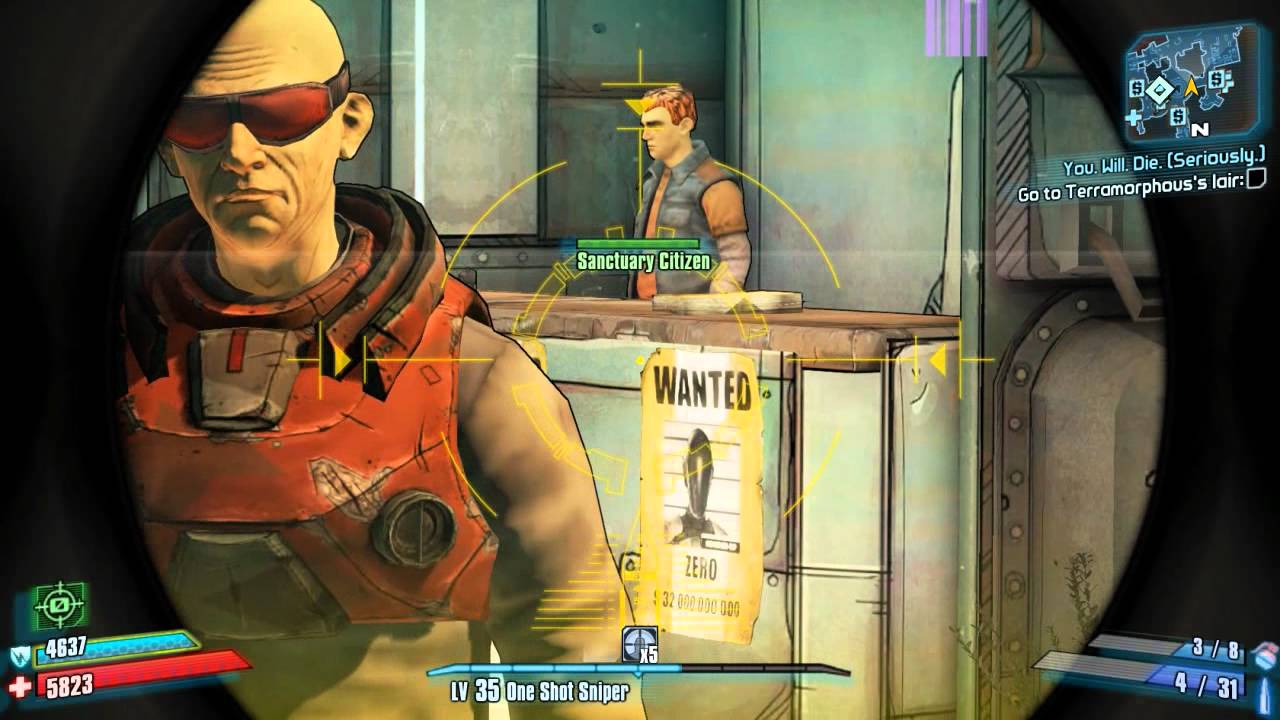 Borderlands 2 | Talking Guns!| Minecraft Easter Egg - YouTube