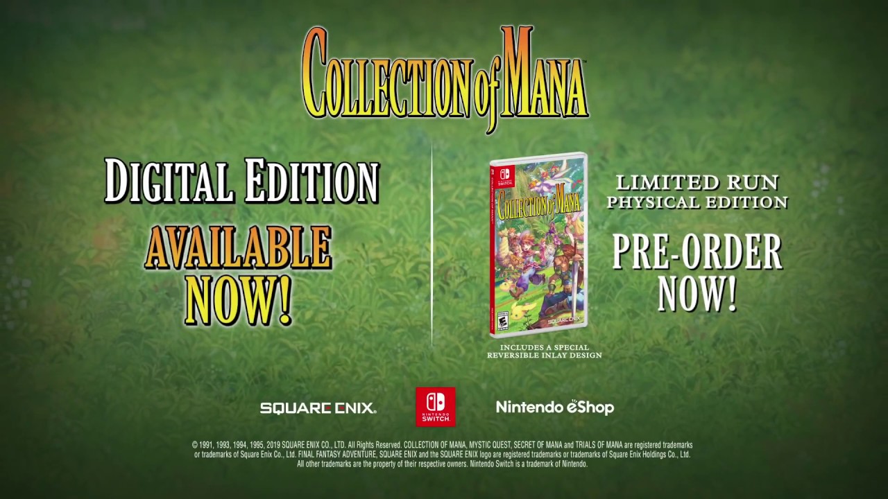 Collection of Mana - Nintendo Switch Trailer E3 2019 1080p - YouTube