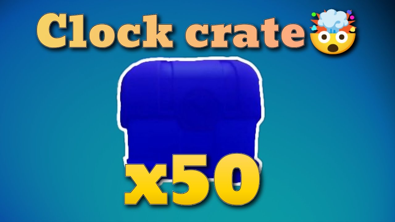 Opening 50 clock crates .. yeah i got trash - YouTube