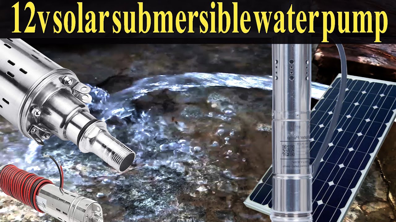 12volt Dc solar water pump 12v solar submersible water pump/solar_12v ...