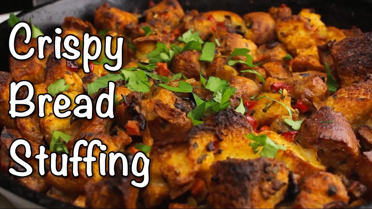Crispy Bread Stuffing - YouTube