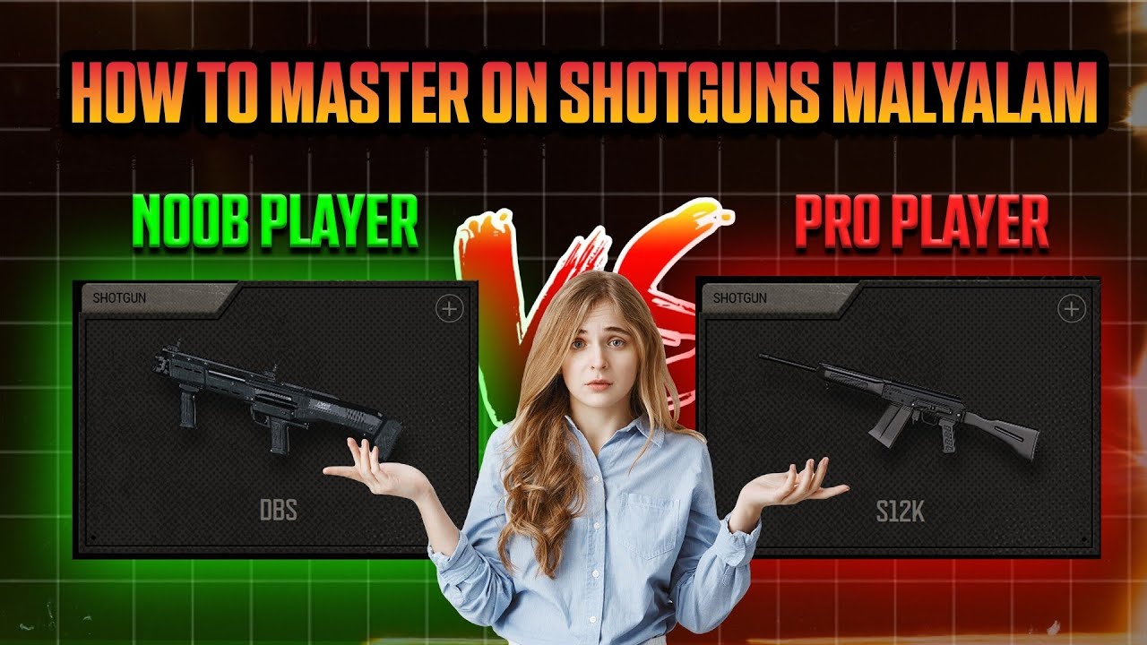 HOW TO MASTER DBS/S12K IN BGMI MALAYALAM | HOW TO USE SHOTGUN PROPERLY ...