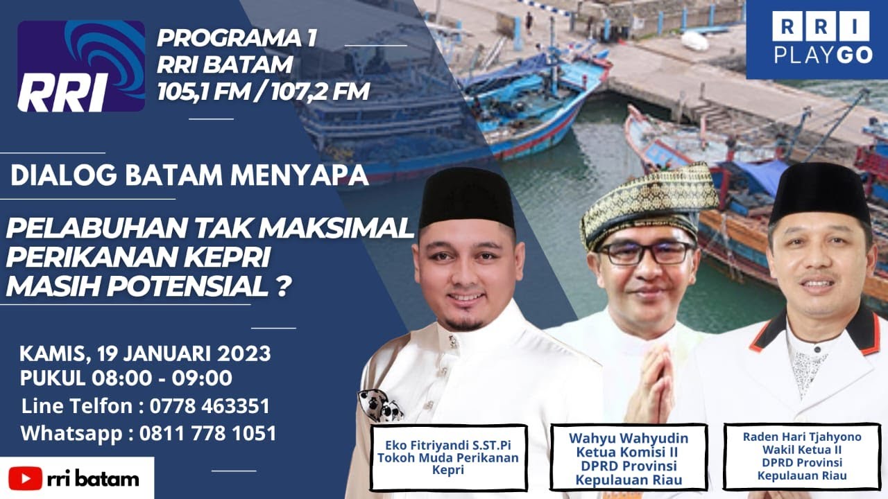 BATAM PAGI INI - DIALOG BATAM MENYAPA RRI BATAM - YouTube