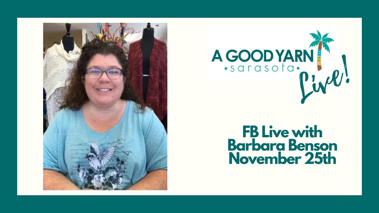Facebook Live with Barbara Benson - November 25th! - YouTube