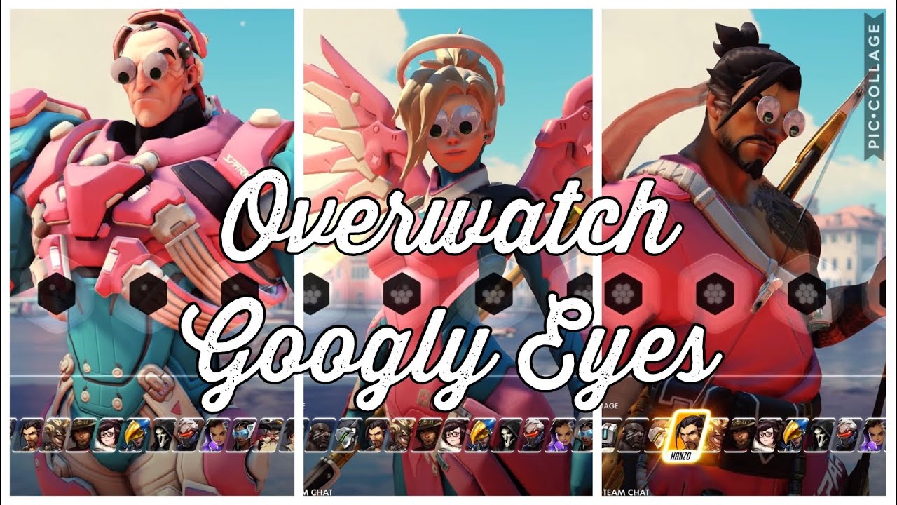 Overwatch All Heroes with Googly Eyes for April Fools! - YouTube