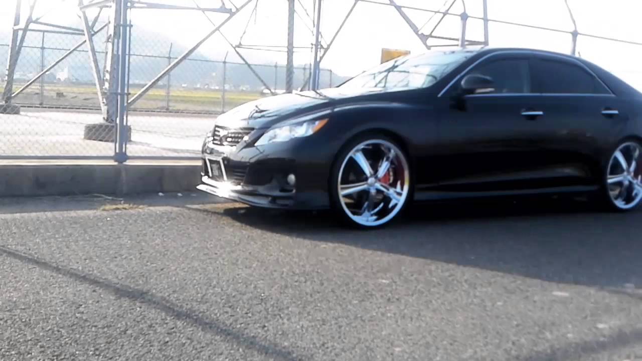 0780custom TOYOTA MARK X 22in rim - YouTube