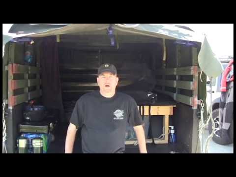 M101-A2 Military trailer Camper Conversion - YouTube