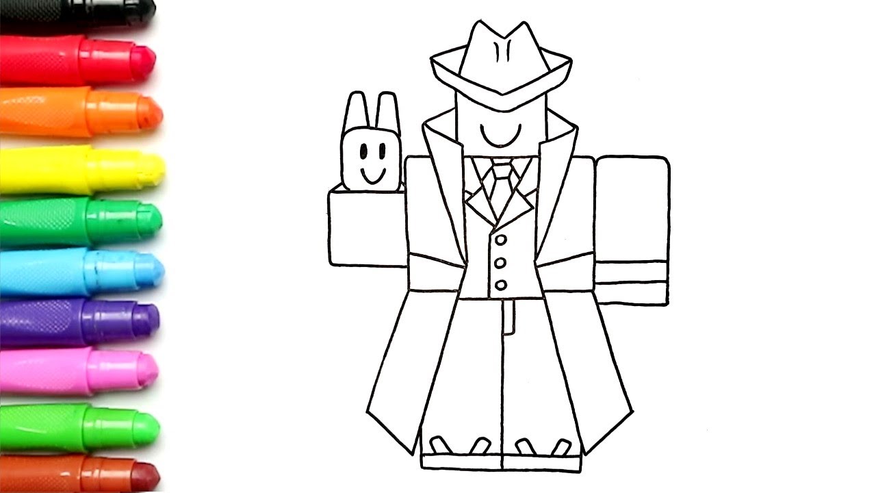 How To Draw Mafioso (FORSAKEN ROBLOX) | Step by Step - YouTube