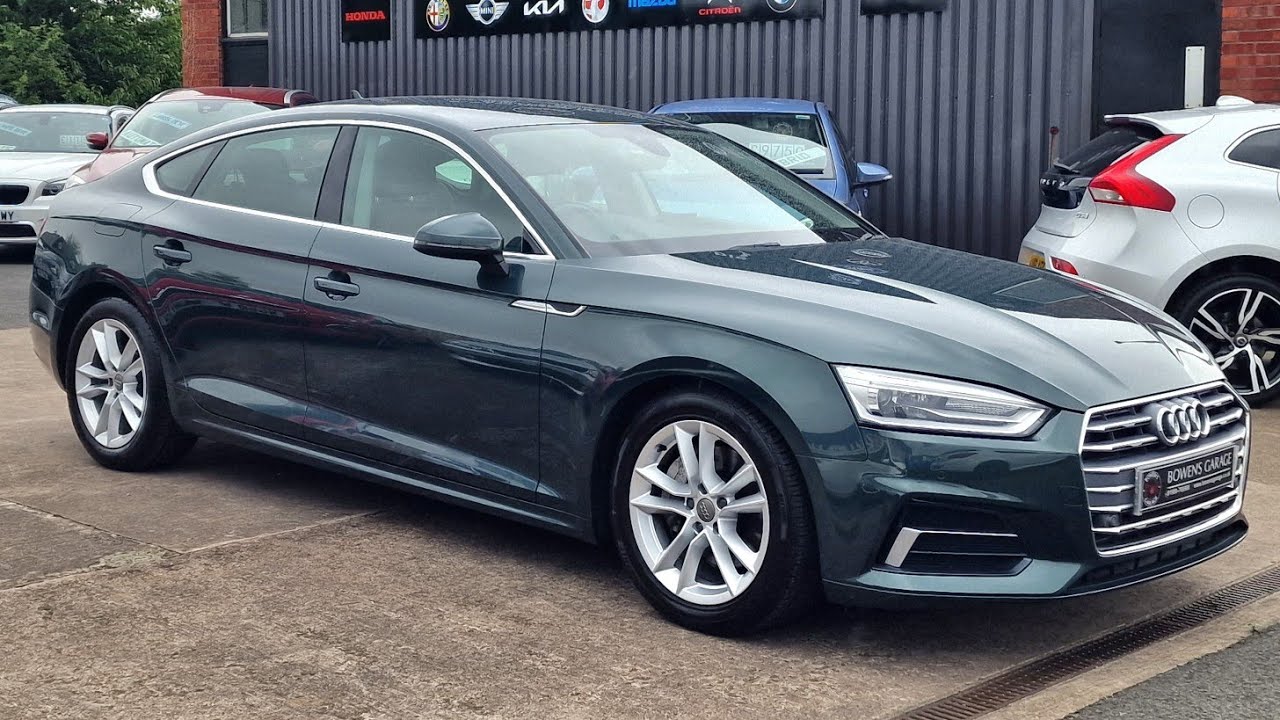 2018 (18) Audi A5 Ultra 2.0TDI 5Dr in Gotland Green. 56k Miles. 5 ...