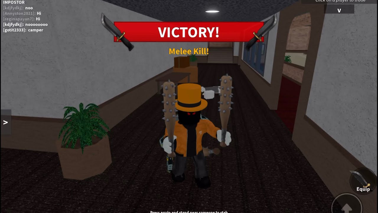 Using the ZOMBIE BATTLEPASS WEAPON for a quick round in MM2! (Bat ...