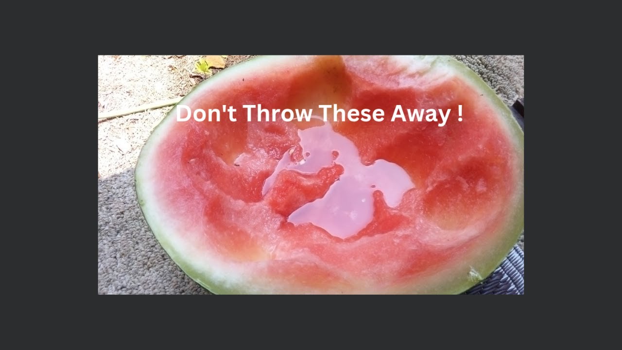 You will not believe what you can do with watermelon rinds! - YouTube