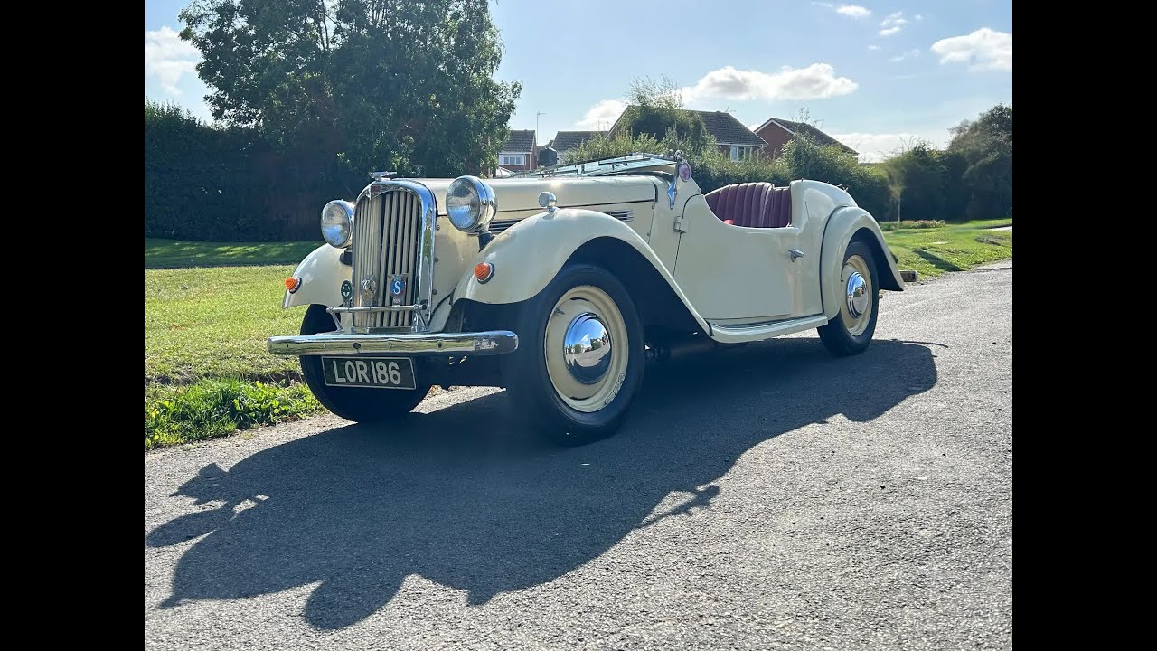 1953 Singer 4AD Roadster - YouTube