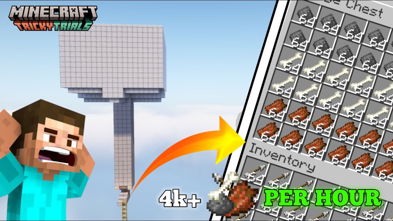 Minecraft Best Mob Grinder Farm (Mob Trap) in 1.21.5 !! (EASY & Simple) - YouTube