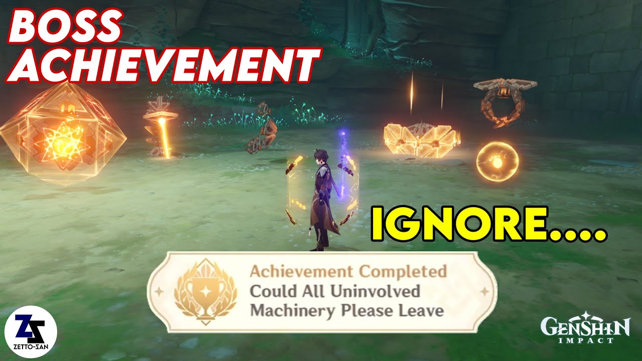 COULD ALL UNINVOLVED MACHINERY PLEASE LEAVE - BOSS ACHIEVEMENT ...