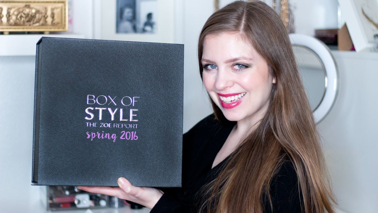 The Zoe Report Box of Style Spring 2016 Unboxing // Hello Rigby - YouTube