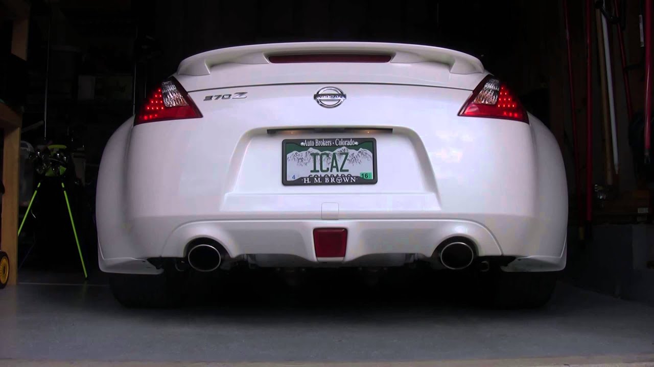 2014 Nissan 370z with Stillen Exhaust, Cold Air Intakes - YouTube
