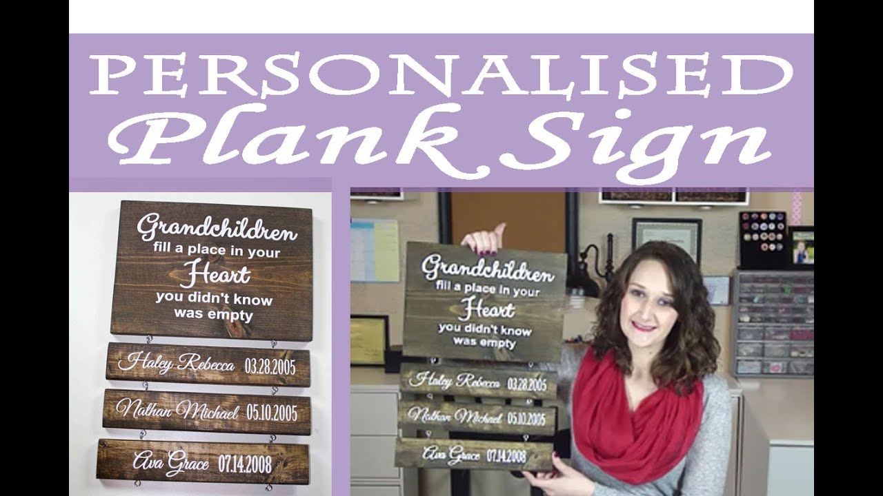 Wooden Plank Sign | #42 - YouTube