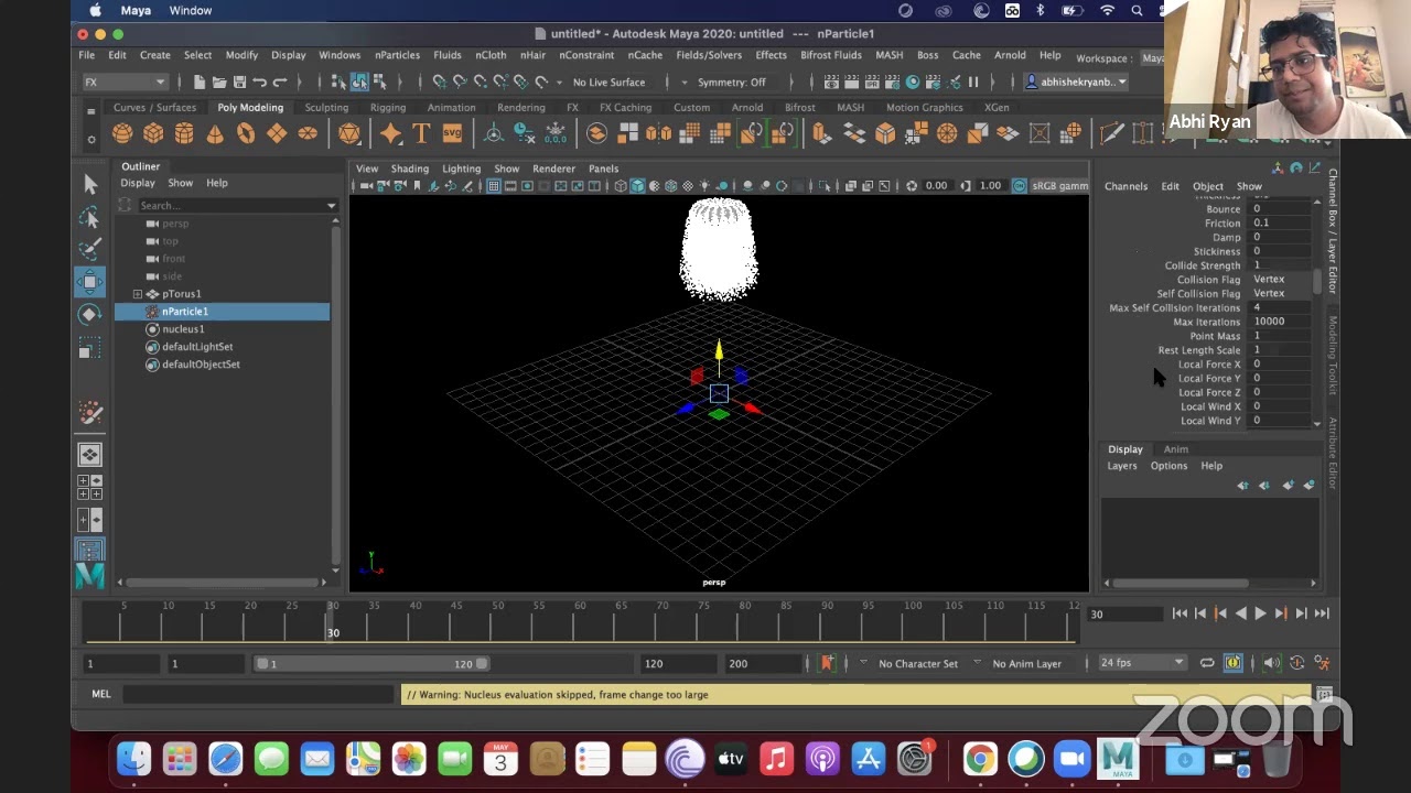 Maya Dynamics System Live Intro Session @ Dr. Abhishek K - YouTube