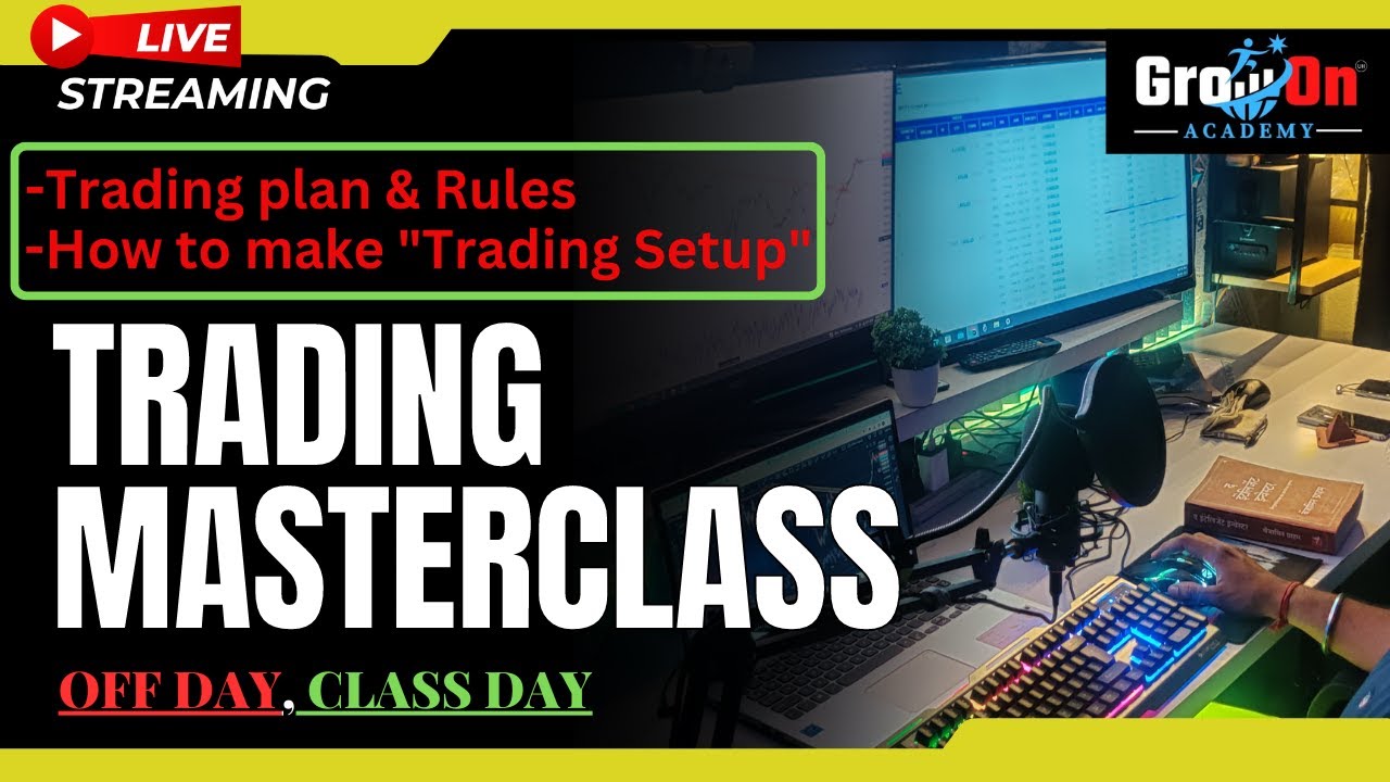 Trading Plans And Trading Setups Live Trading Masterclass Intraday 5567