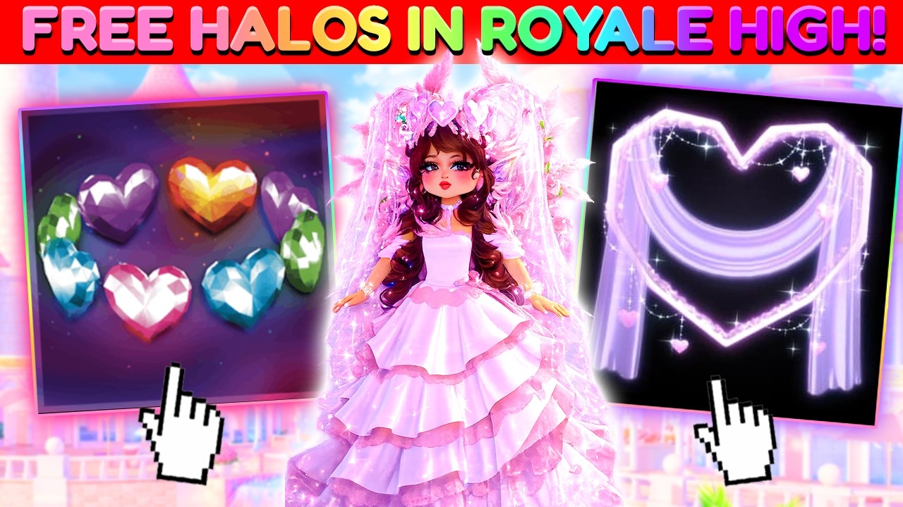 How I Got 2 HALOS FOR FREE In Royale High... Roblox - YouTube