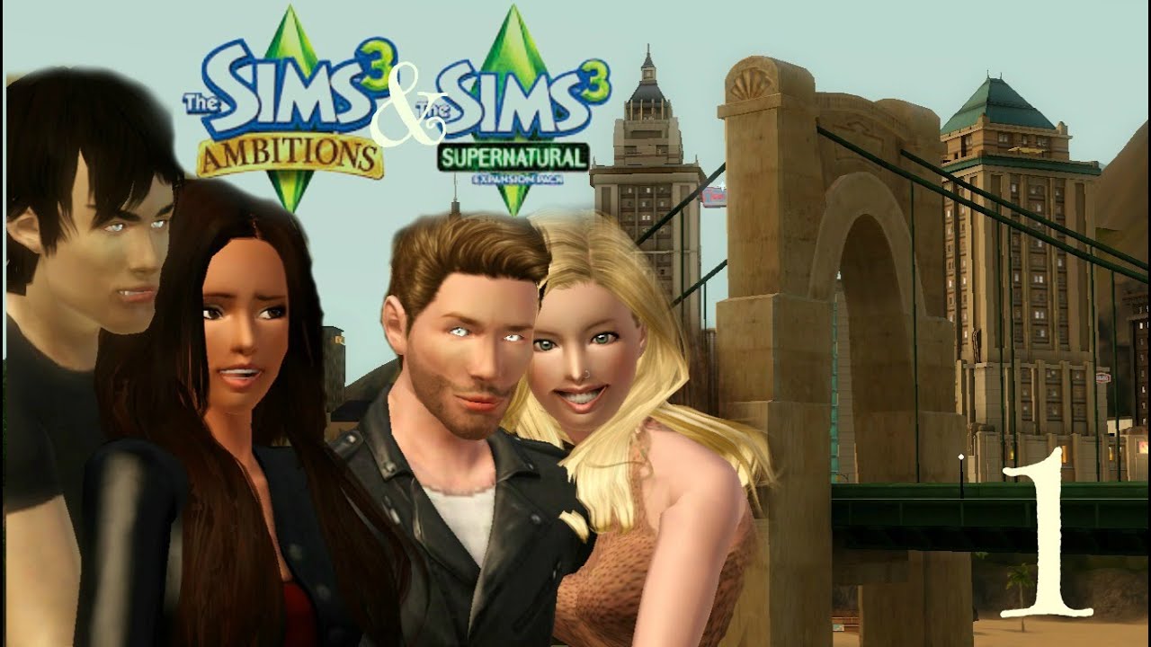 Let's Play:The Sims 3 SuperAmbitions- (Part 1) The Gang - YouTube