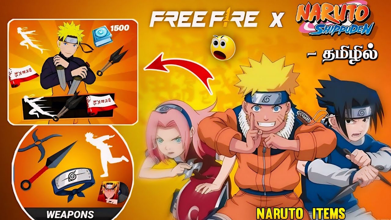 🔥 NARUTO BUNDLE 🧡 WEAPONS 🥵 சீக்கிரம் பாருங்க 🤯 NARUTO ALL ITEMS ...