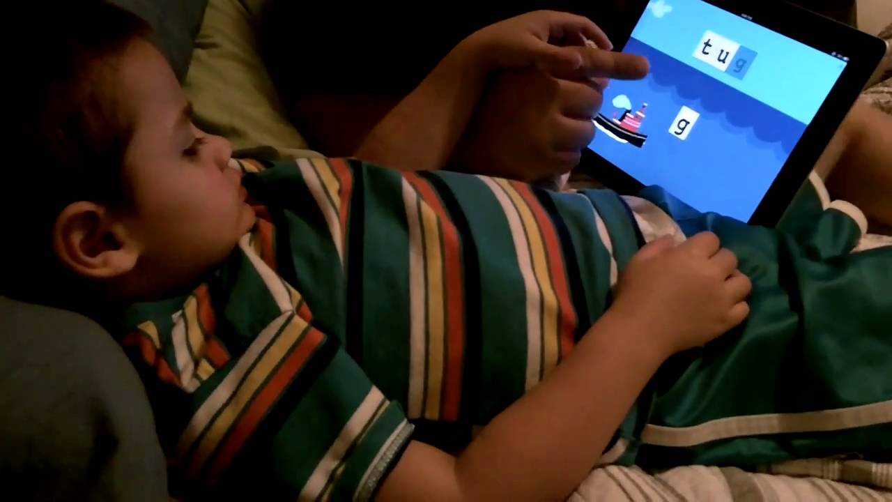 Ethan and his iPad - YouTube