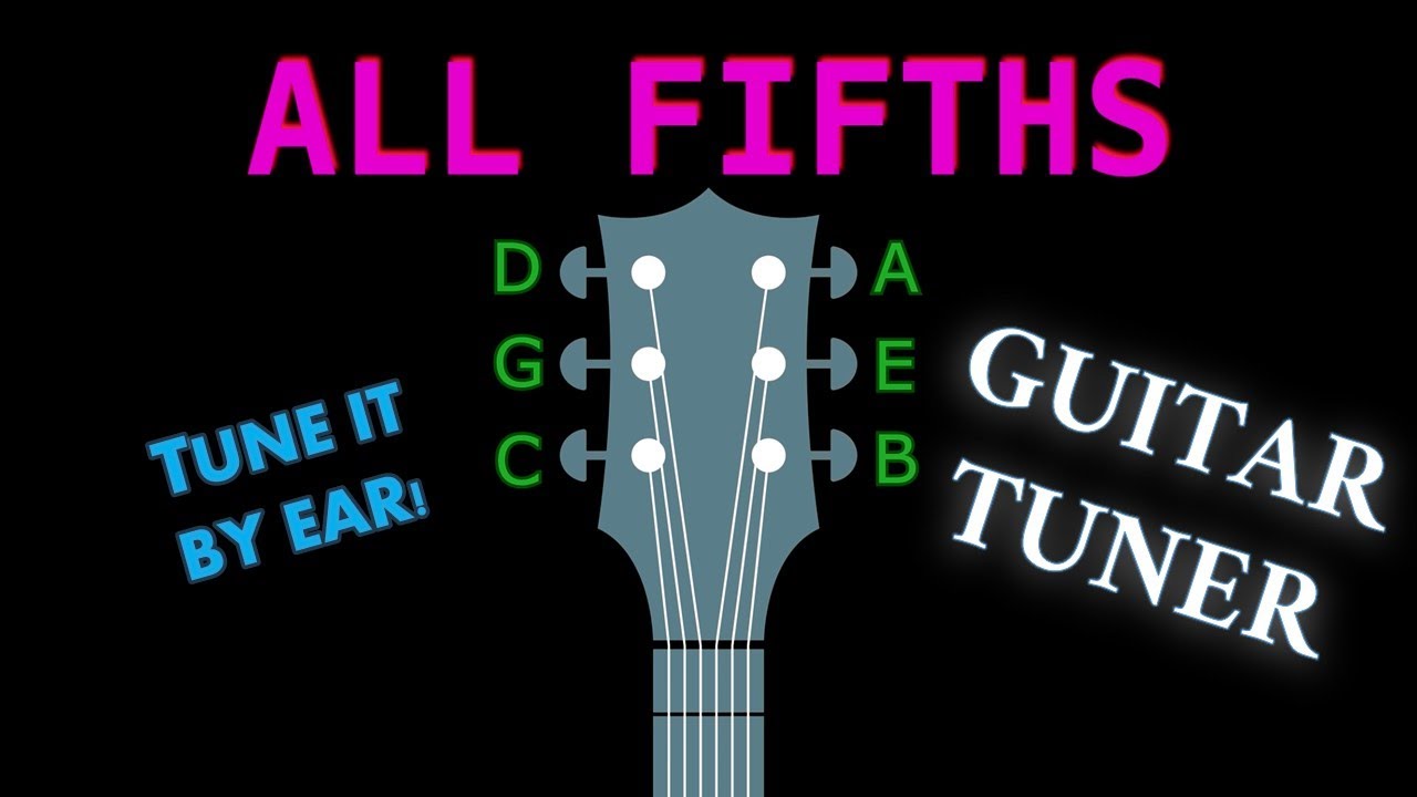 ALL FIFTHS - GUITAR Tuning (Tuner) - YouTube
