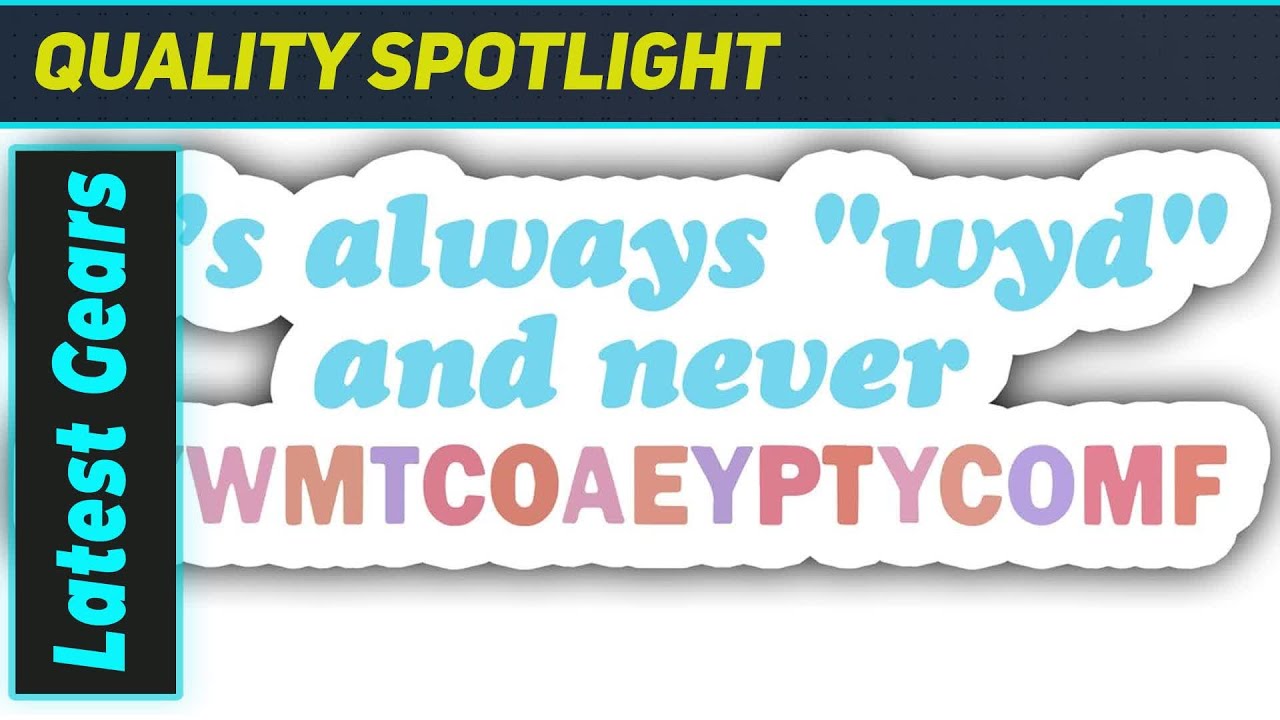 Best Book Lover Sticker? "It's Always WYD..." Decal Unboxing! - YouTube