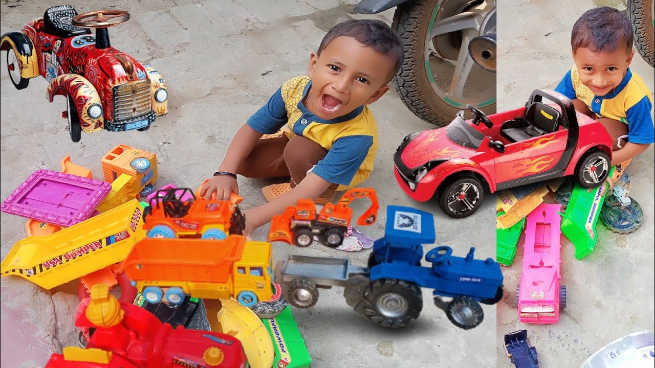 gari cartoon Bangla toys children's toys Jamal toys first video - YouTube