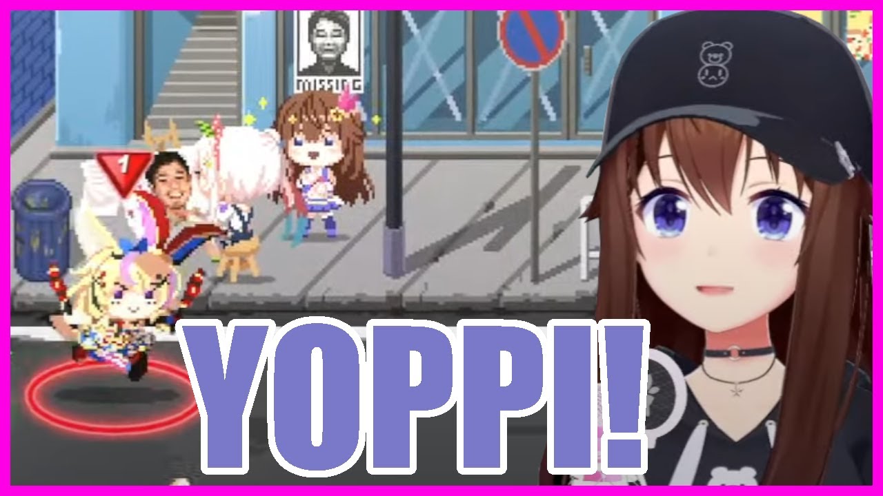 Sora get's excited seeing her and Iofi together playing Holo X Break ...