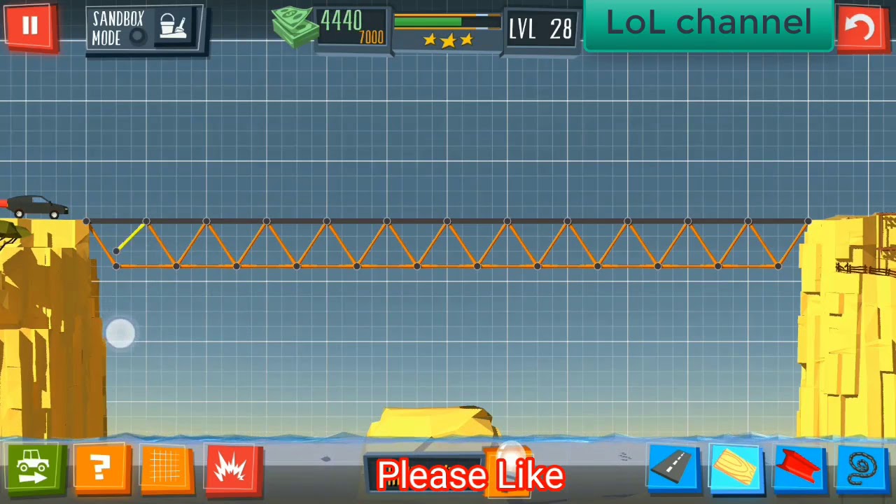 [Build a bridge] Qua màn 28 đạt 3 sao - Hướng dẫn phá đảo game xây cầu ...
