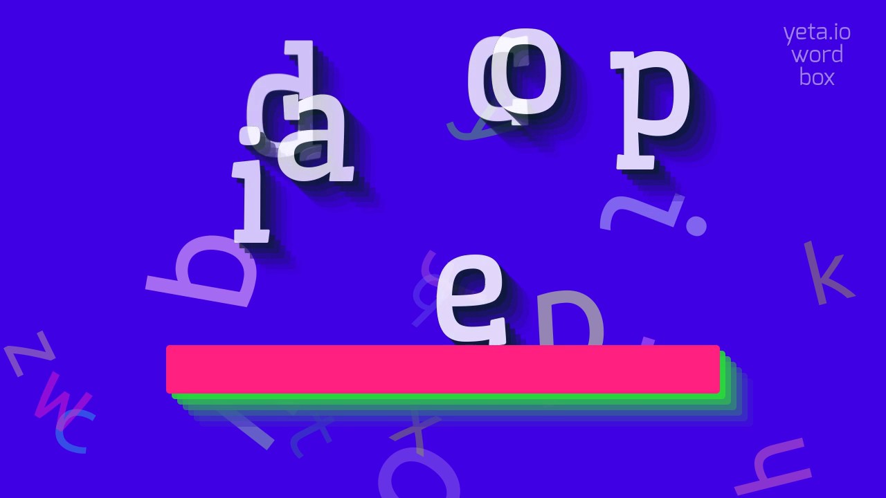 How to say "diacope"! (High Quality Voices) - YouTube