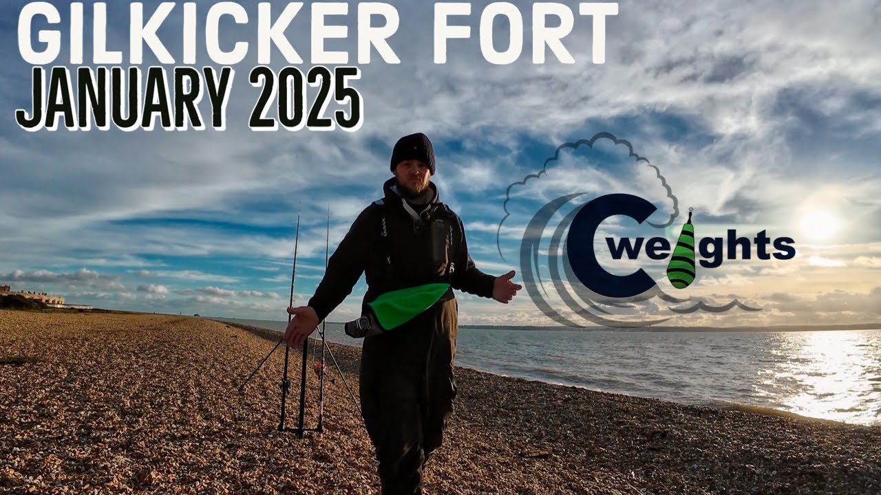 Winter Fishing At Gilkicker Fort - South Coast Sea Fishing UK - YouTube
