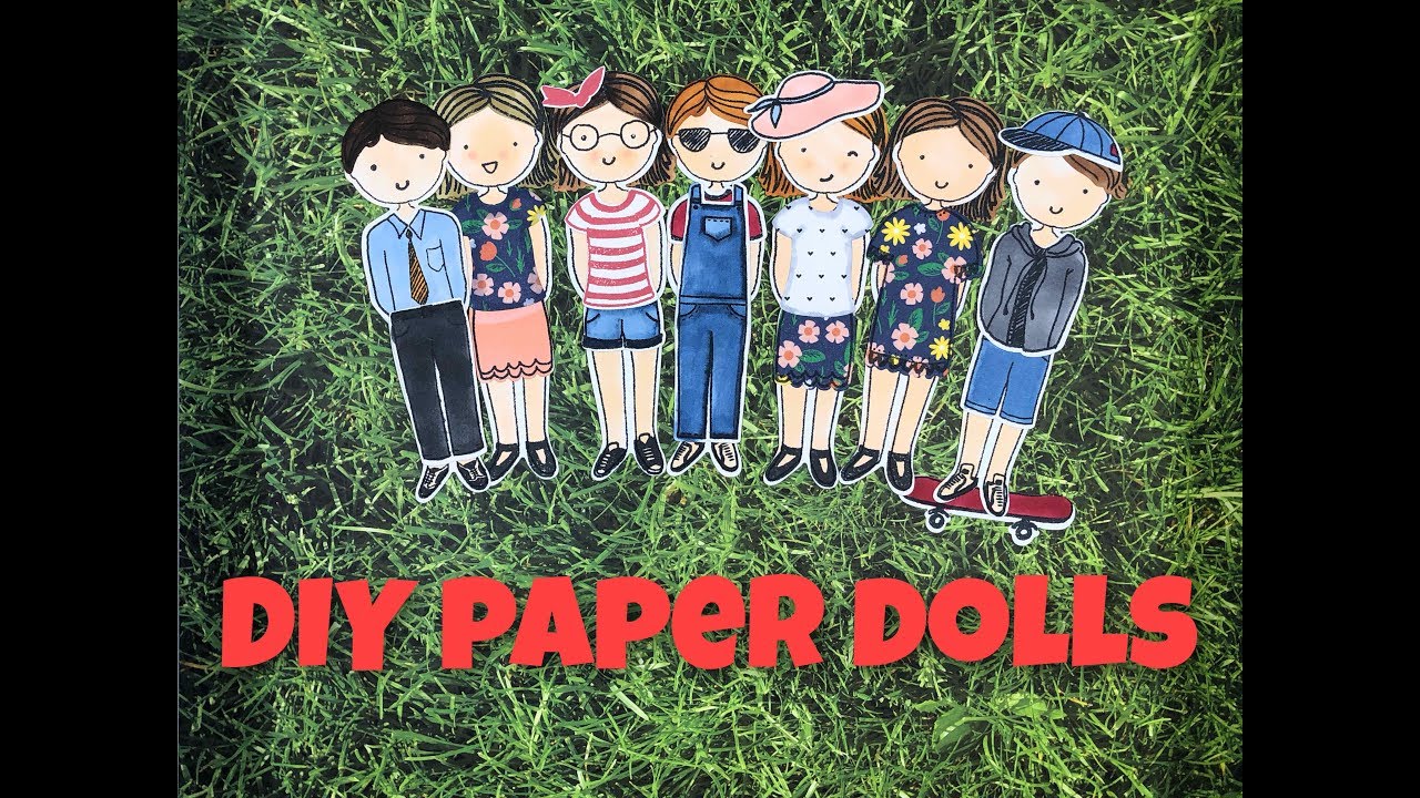 DIY Paper Dolls | Cute Cards | Close To My Heart - YouTube