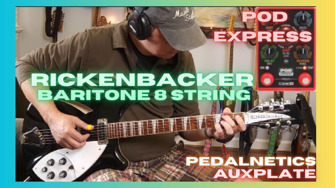 Rickenbacker 8 String + Pod Express - YouTube