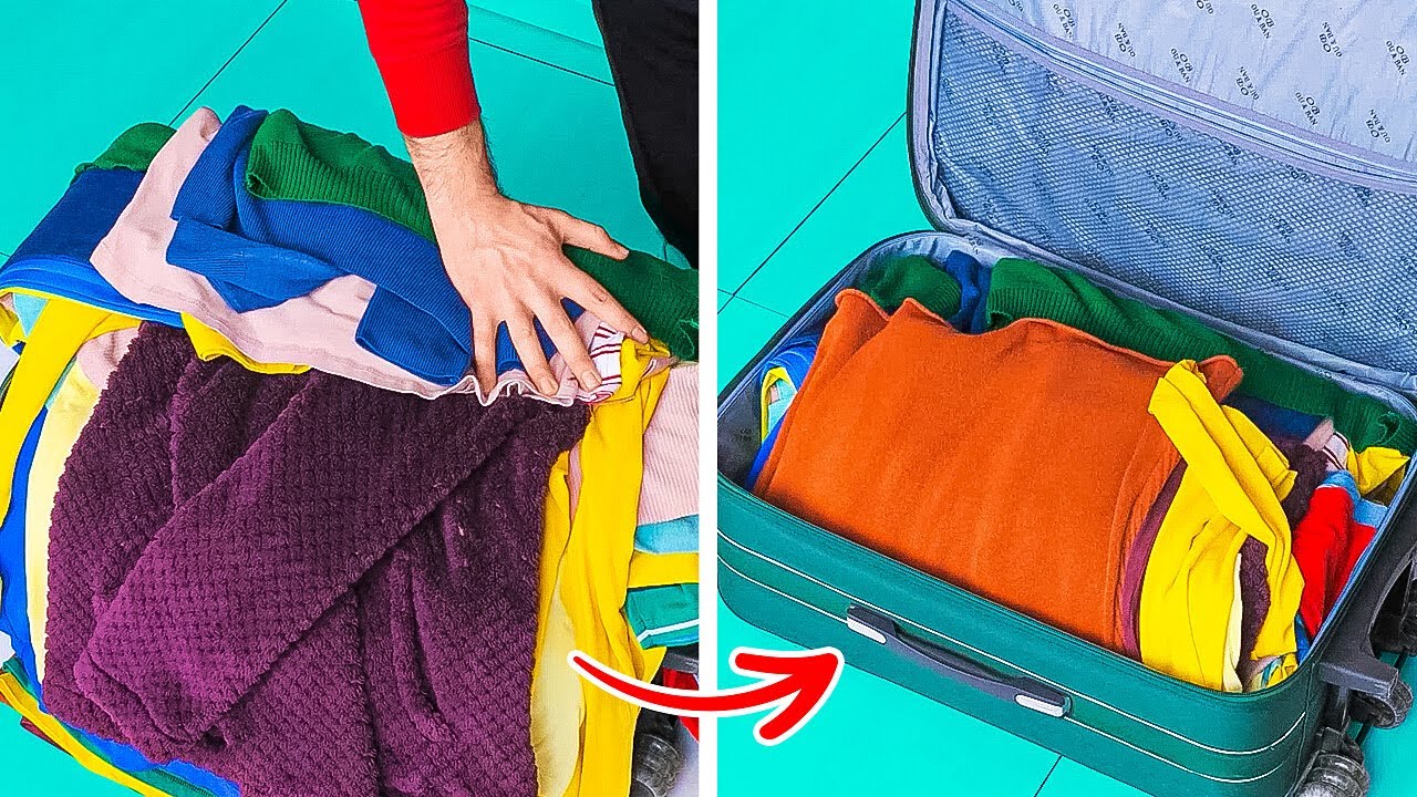 Smart Packing Hacks You Should Save For Future - YouTube