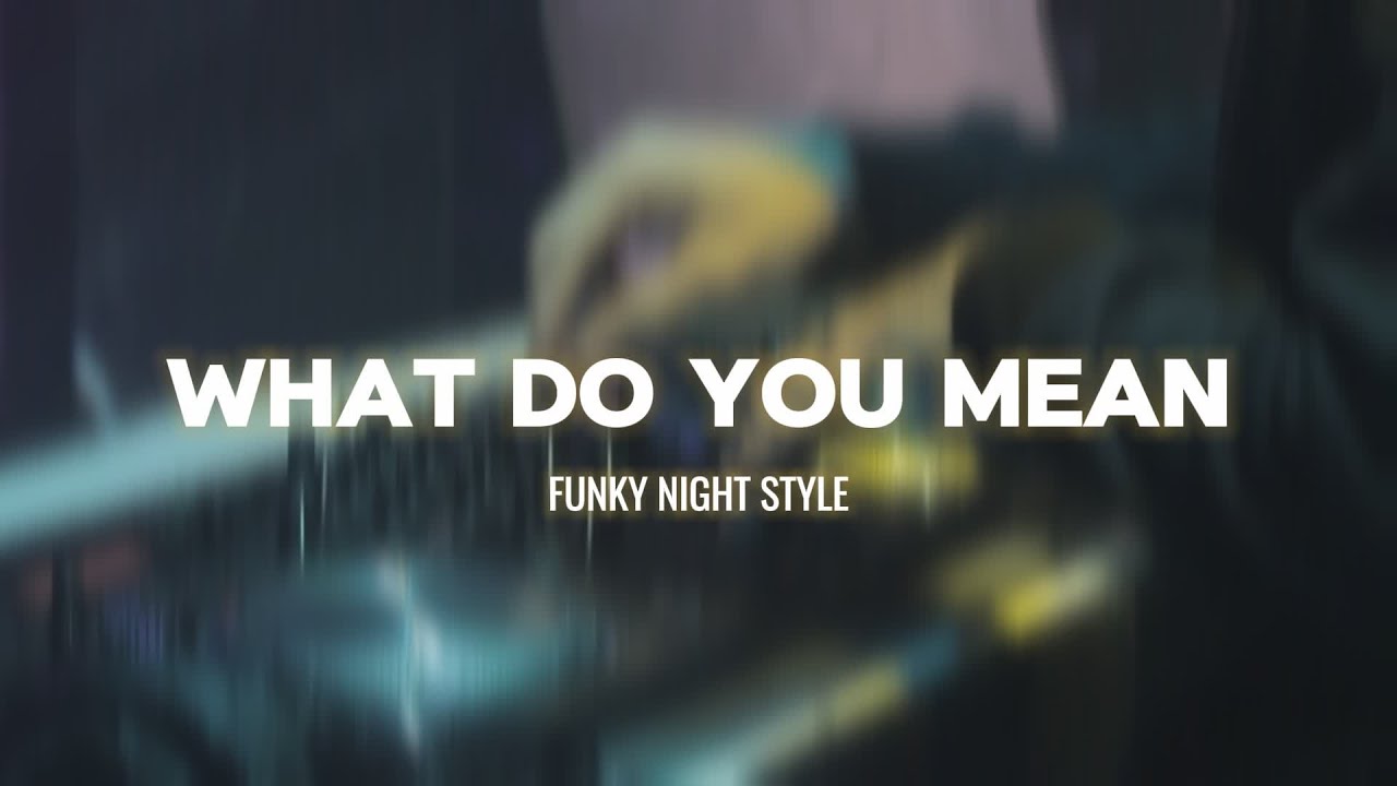 DJ What Do You Mean - Funky Night Style New 2025!!! - YouTube
