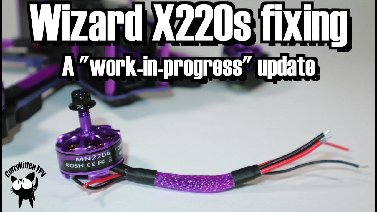 Work in progress: Replacing a Wizard X220S motor and trying some fixes ...