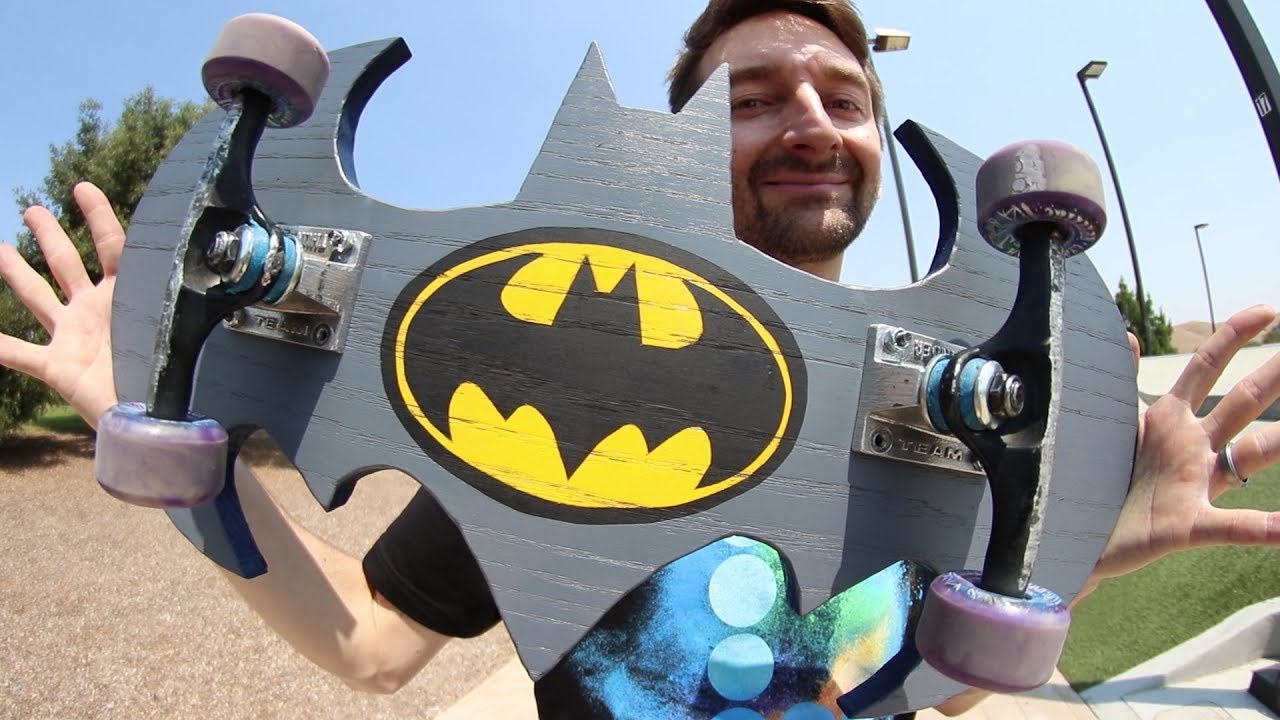 THE INCREDIBLE BATMAN BOARD!! | YOU MAKE IT WE SKATE IT EPISODE 216 ...