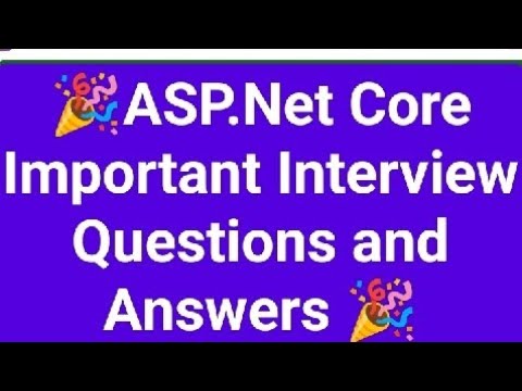 ASP.Net Core Important Interview Questions and Answers - YouTube