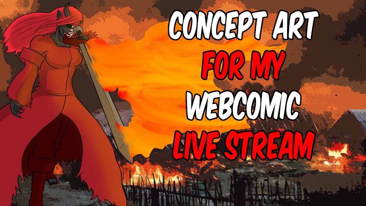 Concept Art for your Webcomic | Live stream - YouTube