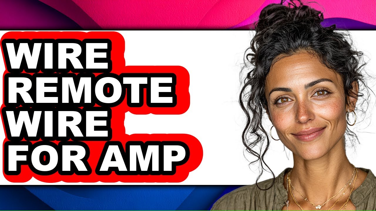How to Wire Remote Wire for Amp - Easy Guide - YouTube