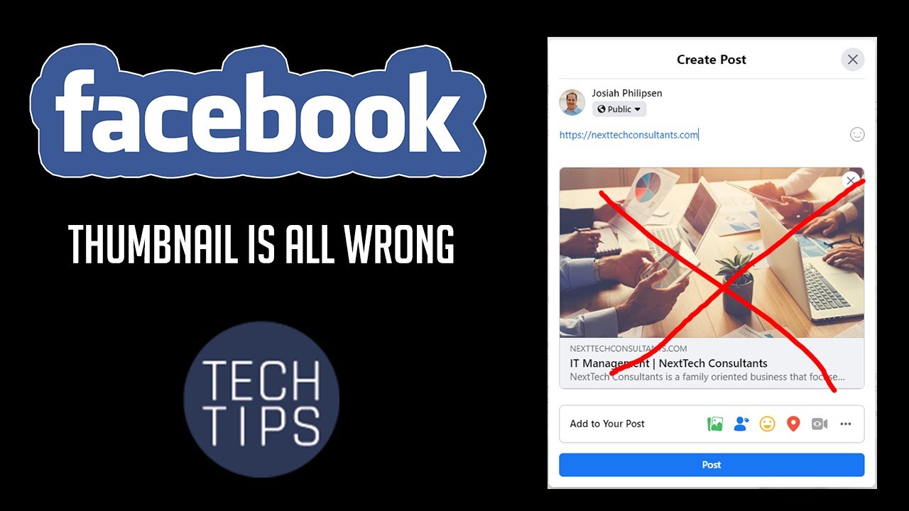 Facebook Thumbnail Not Updating - Fix - YouTube